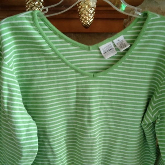 jason maxwell | Tops | Jason Maxwell Vneck Striped Tee | Poshmark